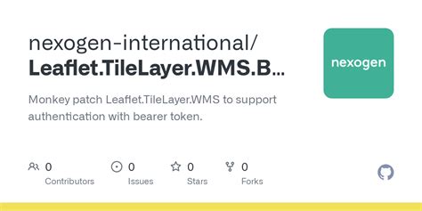 Github Nexogen Internationalleaflettilelayerwmsbearertokenauth