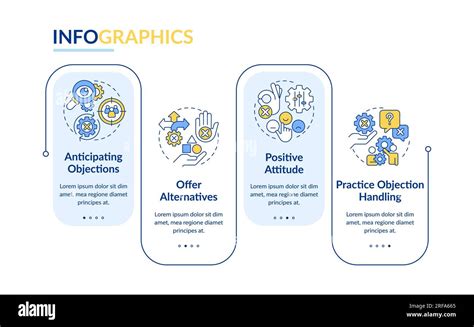 Objection Handling Practices Rectangle Infographic Template Stock Vector Image And Art Alamy