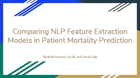 Comparing Nlp Feature Extraction Models In Patient Mortality