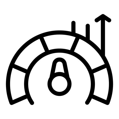 Speedometer Showing Increasing Performance With Arrow Pointing Up 48299308 Vector Art At Vecteezy