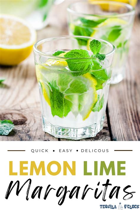 Refreshing Lemon Lime Margarita Tequila Oclock