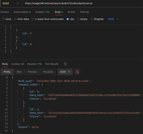 Magento2 How To Cancel Multiple Orders In Magento 2 Using A Single Api Call Magento Stack