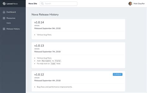 Github Tighten Nova Releases A Package To Provide A Card And A Tool Giving Information About