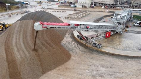 Telestack Ts42 Efficient And Flexible Mobile Bulk Material Conveyor