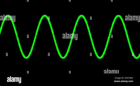 Oscilloscope Waveforms Oscillating Seamless Looping Stock Video Footage Alamy