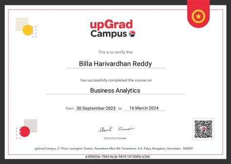 Bharivardhan Reddy On Linkedin Upgradgraduate Continuouslearning