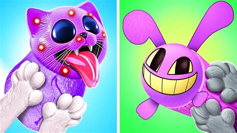 Rich Vs Poor Smiling Critters Fidgets 💸🆚📦 Cats Make Viral Gadgets Vs Crafts Youtube