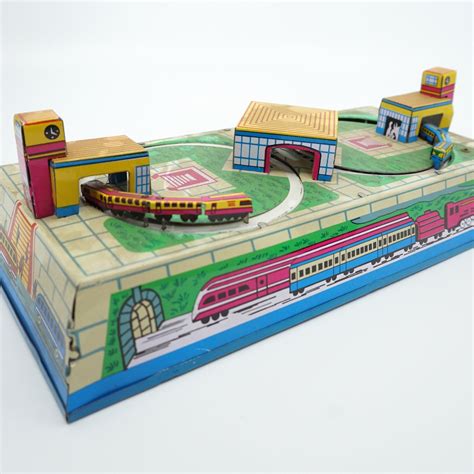 Tin Train Set Russian Collector Series Sustainable Deco Inc