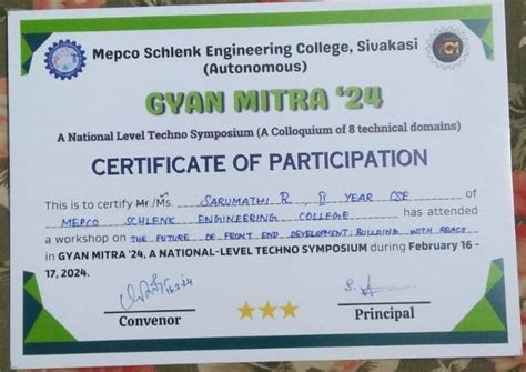 Frontenddevelopment React Workshop Mepcoschlenkengineeringcollege