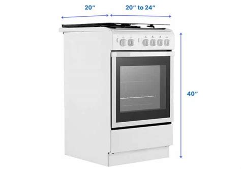 Oven Sizes Standard Single Double Wall Dimensions