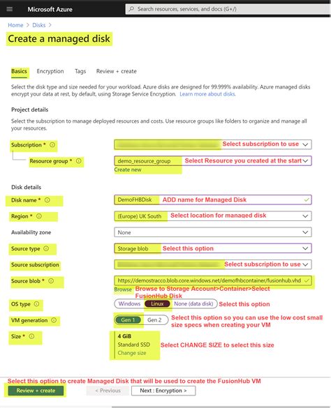 Deploying Fusionhub In Microsoft Azure Using Its Dashboard Azure Gui