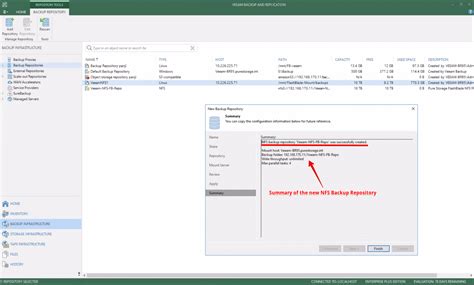 Veeam NFS Backup Repository Rhyshammond