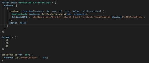 Angular Button With Event Binding Questions Handsontable Forum