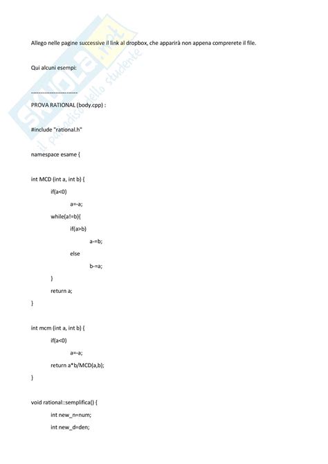 Esercizi E Prove Desame Esercitazione Di Programmazione 1