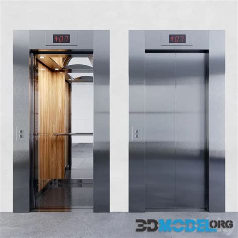 3d Model Passenger Elevator