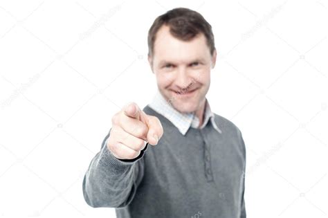 Man Pointing At Camera Stock Photo Stockyimages