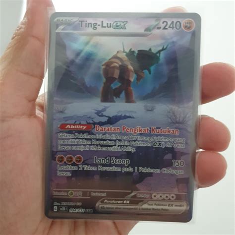 Jual Ting Lu Ting Lu Ex SAR Sv2D 094 071 Pokemon TCG Indonesia