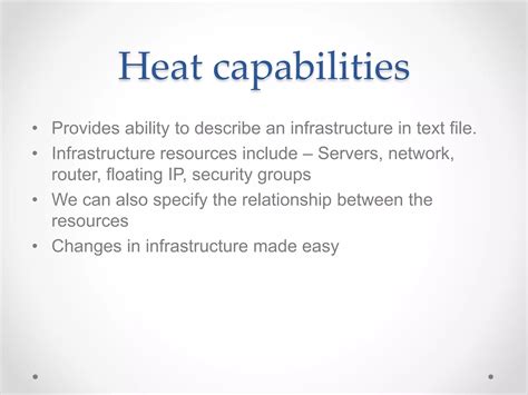 Openstack Heat Ppt