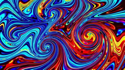 Colorful Abstract Swirling Pattern Vibrant And Dynamic Art Concept Stock Footage Video Of