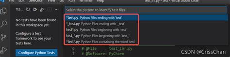 Vscode设置python的unittest测试vscode Unittest Csdn博客