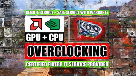 Safely Overclock Or Undervolt Your Cpu And Gpu For Better Gaming Performance By Realameesh Fiverr