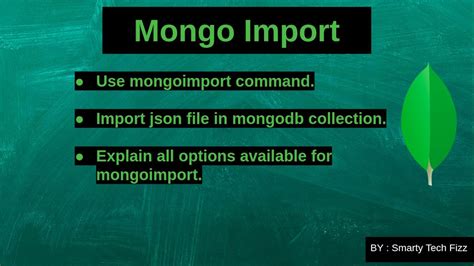 How To Import Documents In Mongodb How To Use Mongoimport In Mongodb Youtube
