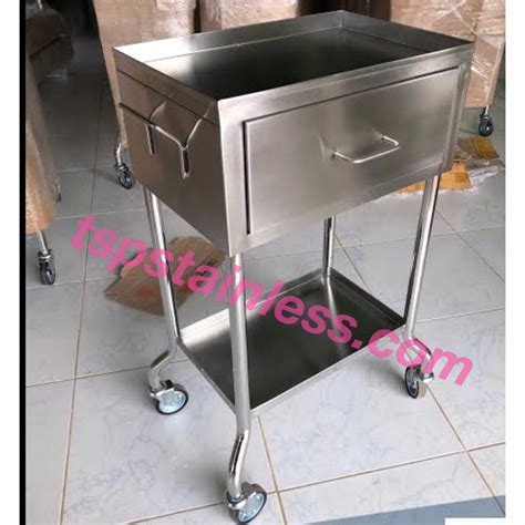 รถข็นวางซัคชั่น สแตนเลสผลิตในไทย🔥 รถเข็นวางอุปกรณ์ รถเข็นใส่เครื่องซักชั่น รถเข็นสแตนเลส อเนก