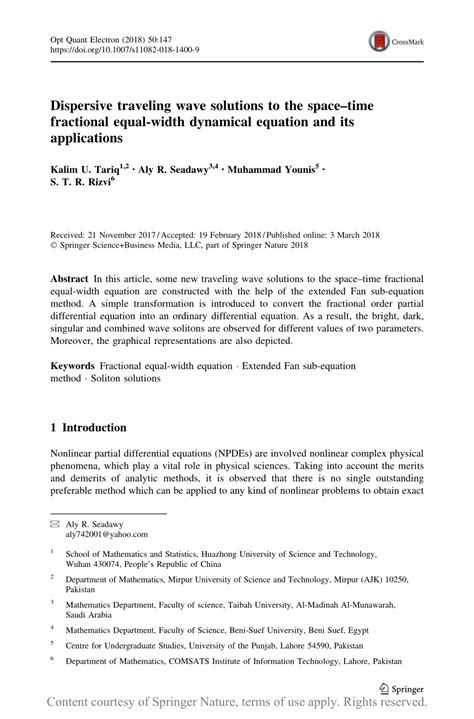 Dispersive Traveling Wave Solutions To The Space Time Fractional Equal Width Dynamical Equation