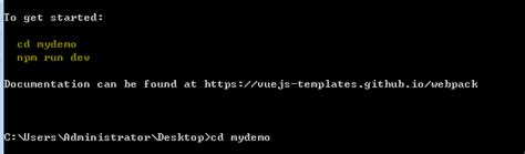 vue x 使用webpack init 初始化一个新项目 小小小丑 博客园