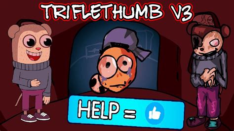 Fnf Triflethumb V3 Twiddlefinger Singing Nugget Friday Night Funkin Youtube