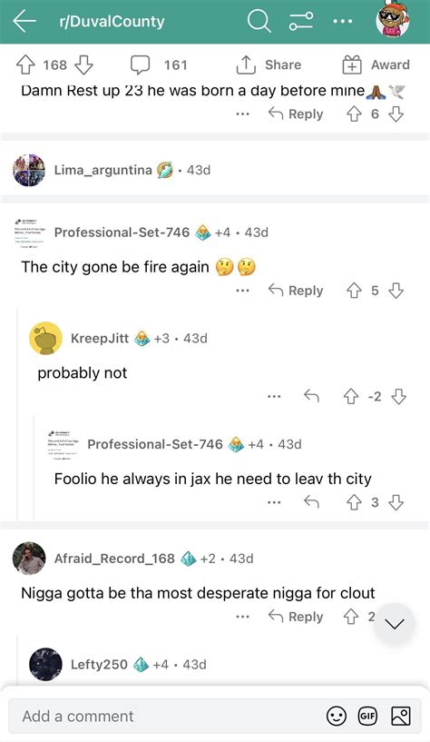 Couple Comments From Post Of Foolio Dissing 23 At His Grave Vs Some