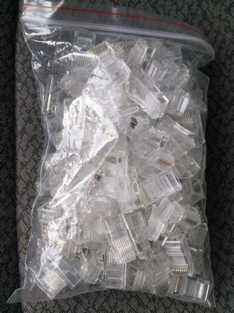 Коннектор Lanmaster RJ45 UTP 8P8C, универсальный, cat.5e, 100 шт. (TWT ...