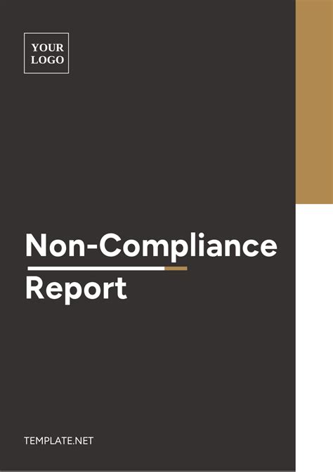 Non Compliance Report Template Edit Online And Download Example