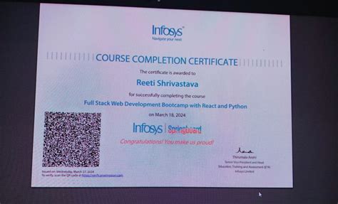 Reeti Shrivastava On Linkedin Infosysspringboard