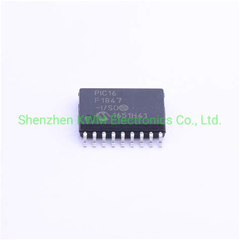 kwm ic mcu pic16f series original microcontroller pic16f1847 pic16f1847