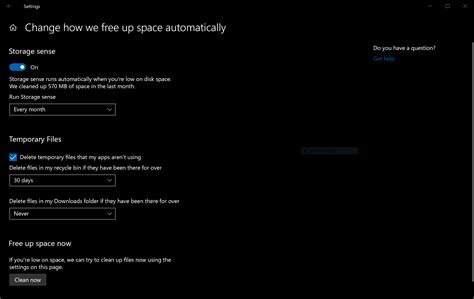 Storage Sense On Windows 10 Configured With Intune Aaron Parker