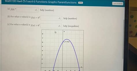 solved math 130 hw4 ch1sec4 6 functions graphs