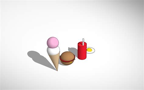 3d Design Breakfast Tinkercad