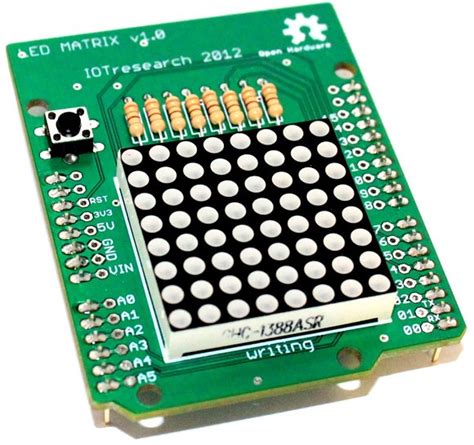 matrices à LEDs pour Arduino et Raspberry Pi chez Ciseco Framboise le Raspberry Pi à la