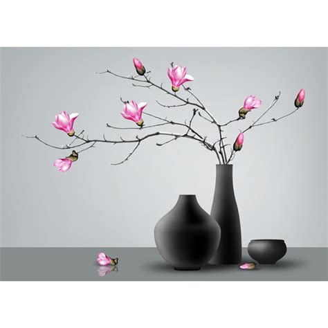 พร้อมส่ง ชุดปักครอสติช ลายแจกันช่อแมกโนเลีย ปักเต็มผืนผ้า ไม่มีเดินเส้น ผ้า11ctพิมพ์ลาย ปัก 3