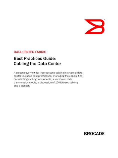 Cabling Best Practices Ga Bp 036 02 Pdf Cable Transmission Medium
