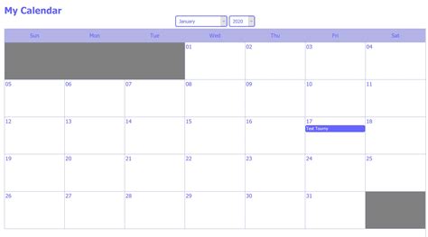 Css Trouble With A Php Calendar Stack Overflow
