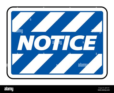 Blank Notice Sign