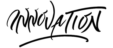 혁신 서문 서예 문자 디자인 템플릿 인사말 카드 기프트 포스터 배너 등을 위한 크리에이티브 타이포그래피 0명에 대한 스톡 벡터