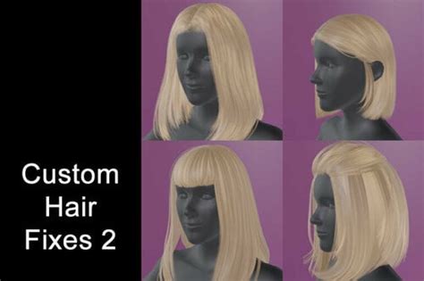 Custom Hairs Fixes 2 The Sims 3 LoversLab