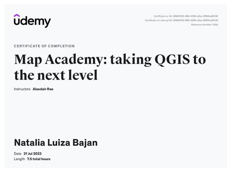 Natalia Bajan On Linkedin Udemy Qgis Mapping Certificate Geography