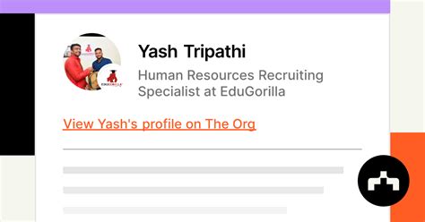 Yash Tripathi Human Resources Recruiting Specialist At Edugorilla The Org