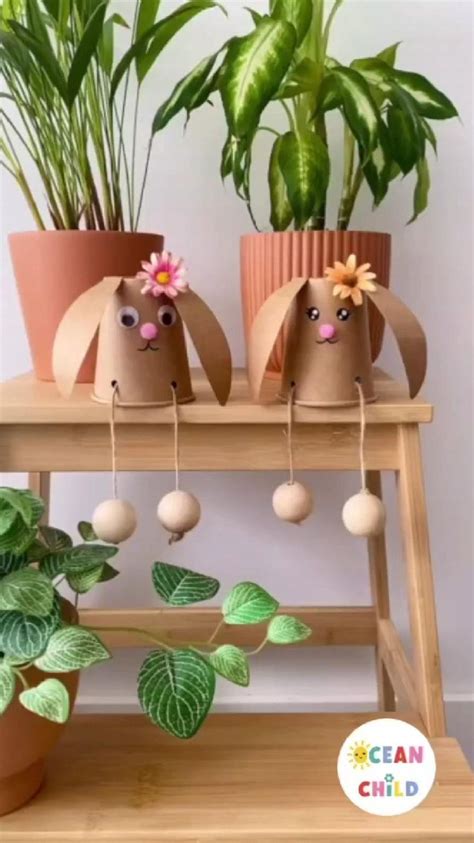 Игрушка для детей пасхальный кролик заяц Самодельные украшения на