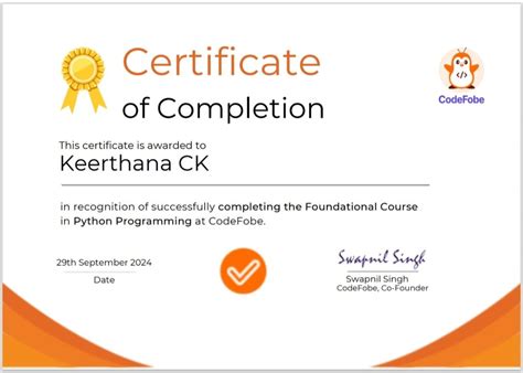 Python Programming Codefobe Continuouslearning Techjourney Pythonprogramming Keerthana Ck