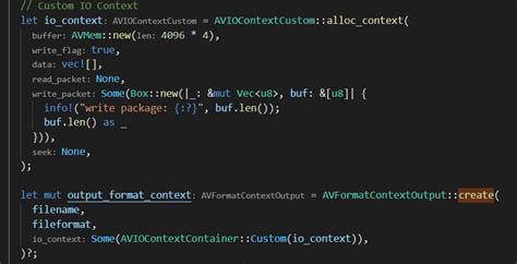 希望改进 avformatcontextoutput create 函数 可以轻松实现 output format 的 custom io · issue 45 · larksuite